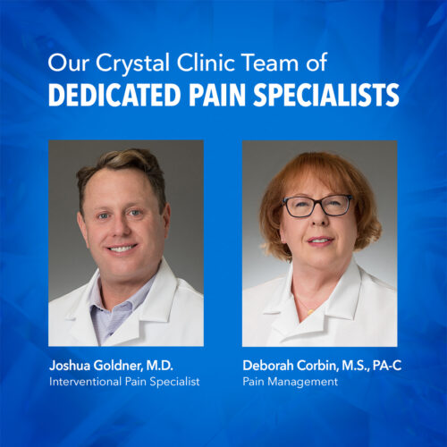 Crystal Clinic Orthopaedic Center Launches Comprehensive Pain ...